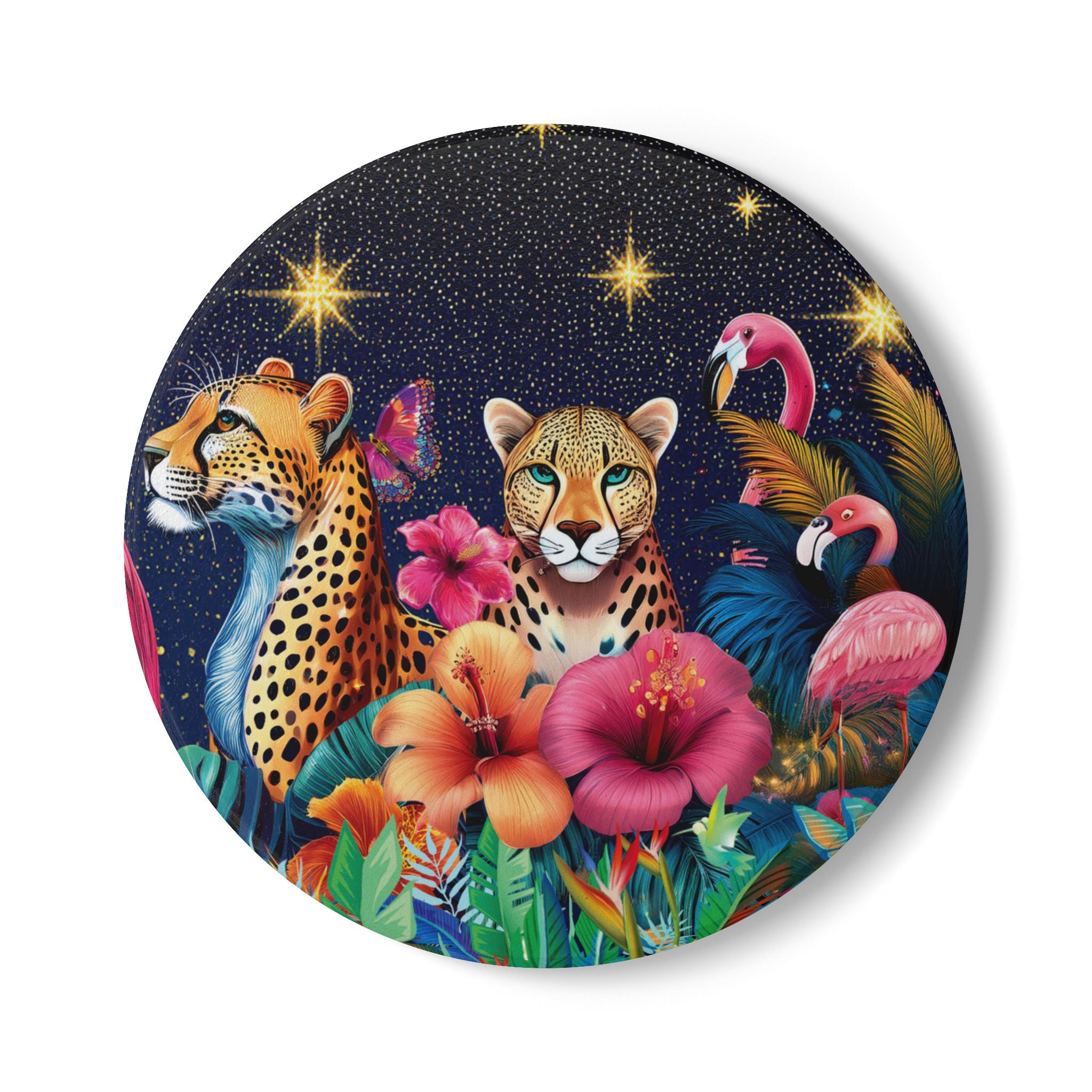 Rio Cheetah Ceramic Coaster – Beaumont Design